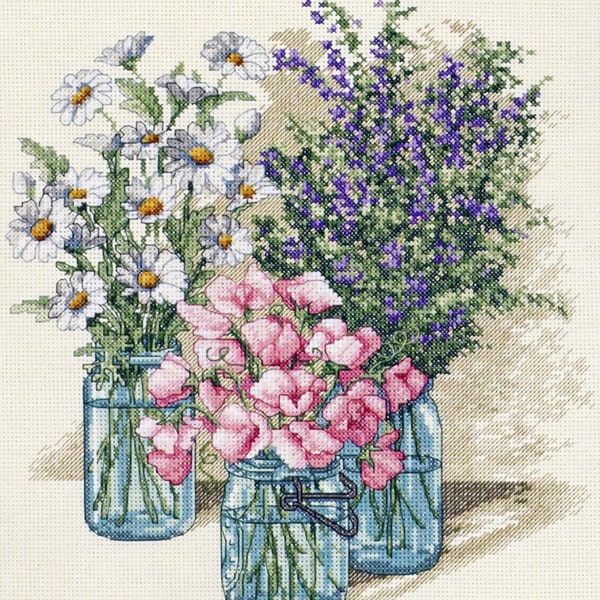 Wildflower Cross Stitch - Etsy