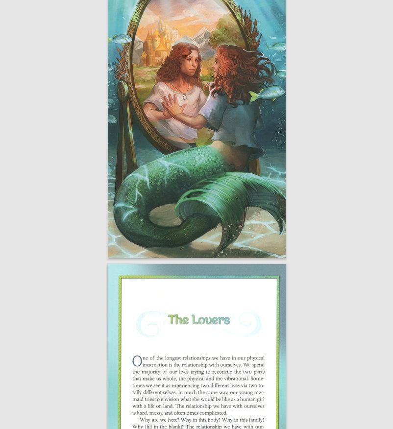 Mermaid Tarot Digital PDF Guidebook Booklet - Etsy