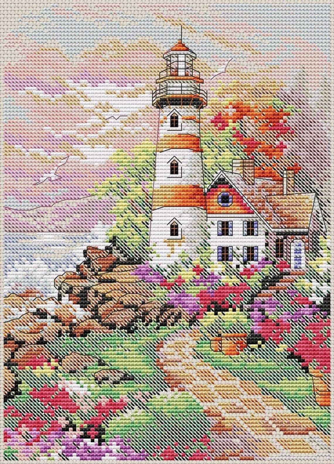 Beacon at Daybreak Stitch Pattern - Etsy