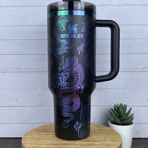 Laser Engraved Authentic Stanley Black Chroma, Custom/personalized ...