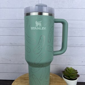 STANLEY Pickle Engraved 40oz Tumbler, Pickle Tumbler, Pickled Stanley ...