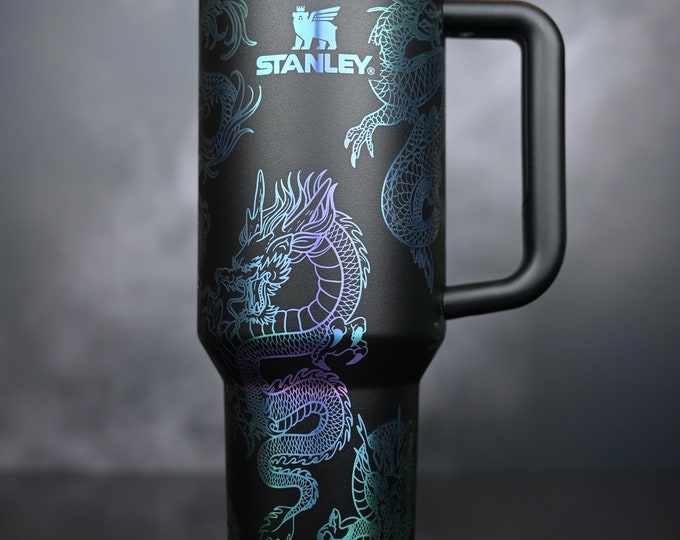 Stanley Chroma Valentine Hearts Love Tumbler 40oz Custom Laser Engraved ...