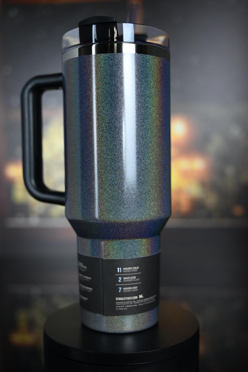 Authentic Stanley Midnight Glitz, Personalized Stanley, Customized ...