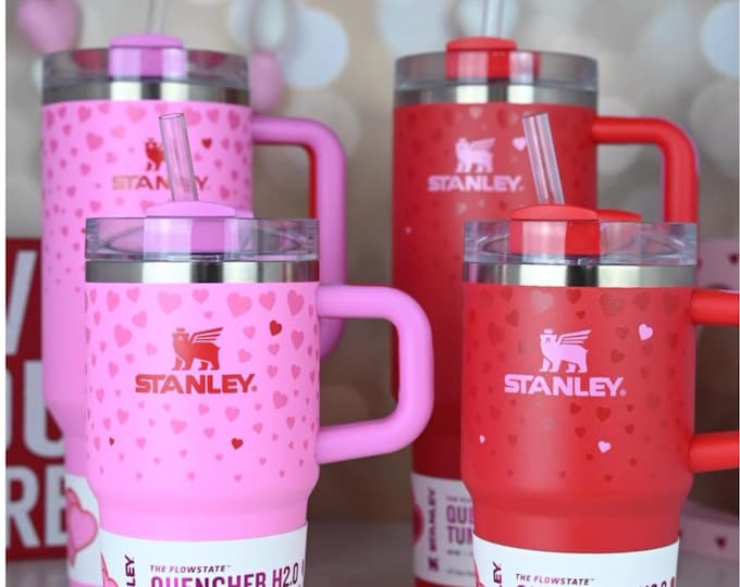 20oz 30oz 40oz Stanley Tumbler Valentine’s Limited Edition Engraved ...