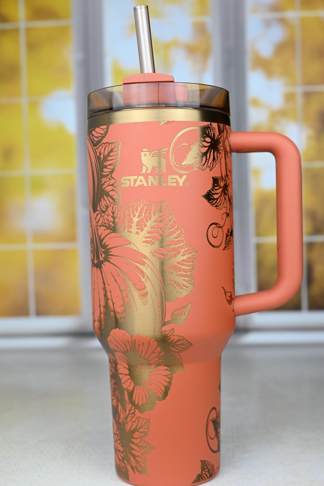 Authentic Stanley Pumpkin Spice Tumbler Engraved With a Autumn/fall ...