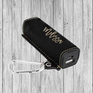 Laser Engraved | Personalized | Leatherette | Power Pack - Etsy
