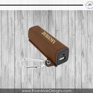 Laser Engraved | Personalized | Leatherette | Power Pack - Etsy
