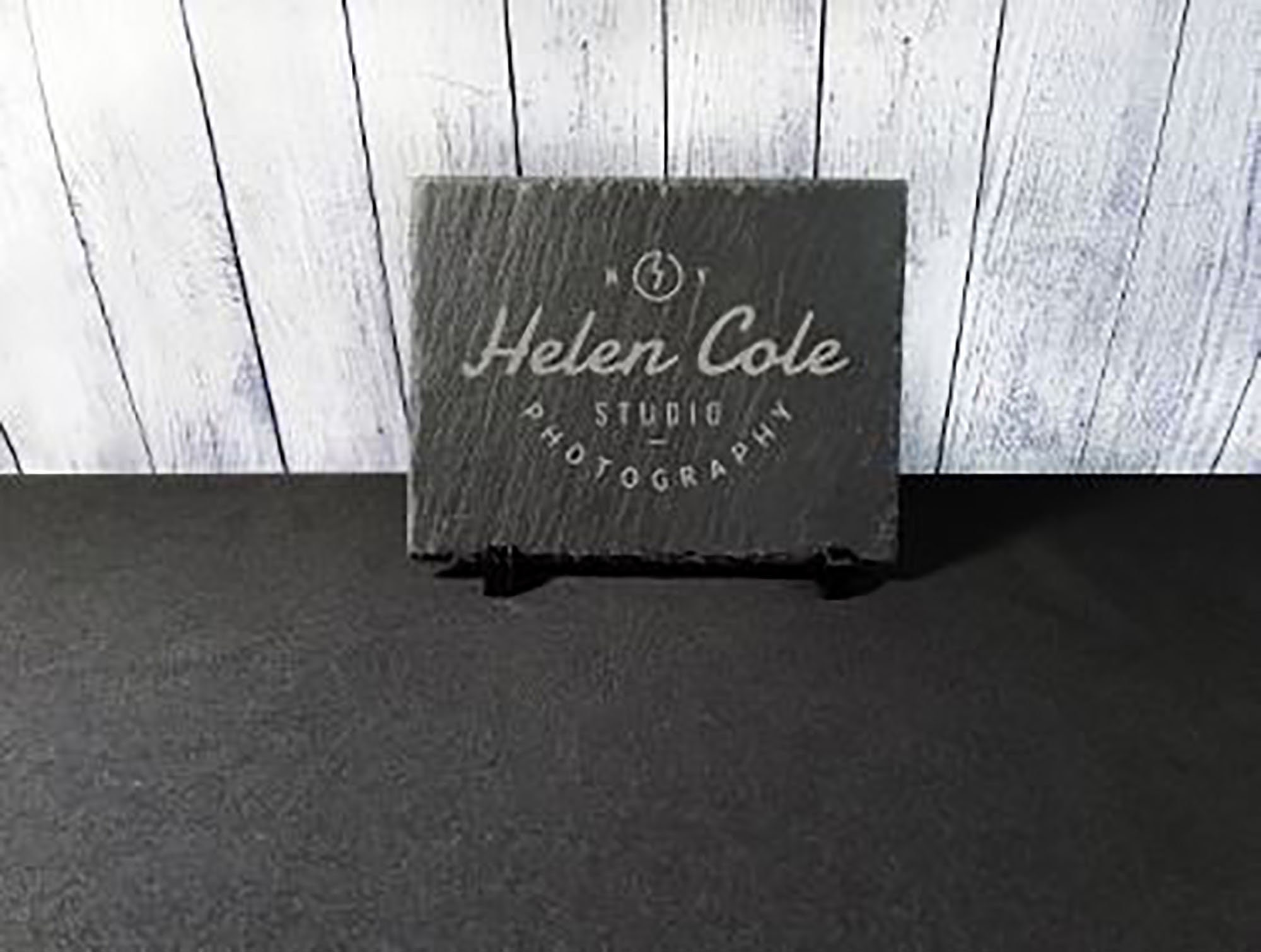 Laser Engraved YOUR LOGO Slate Plaque various sizes | Etsy