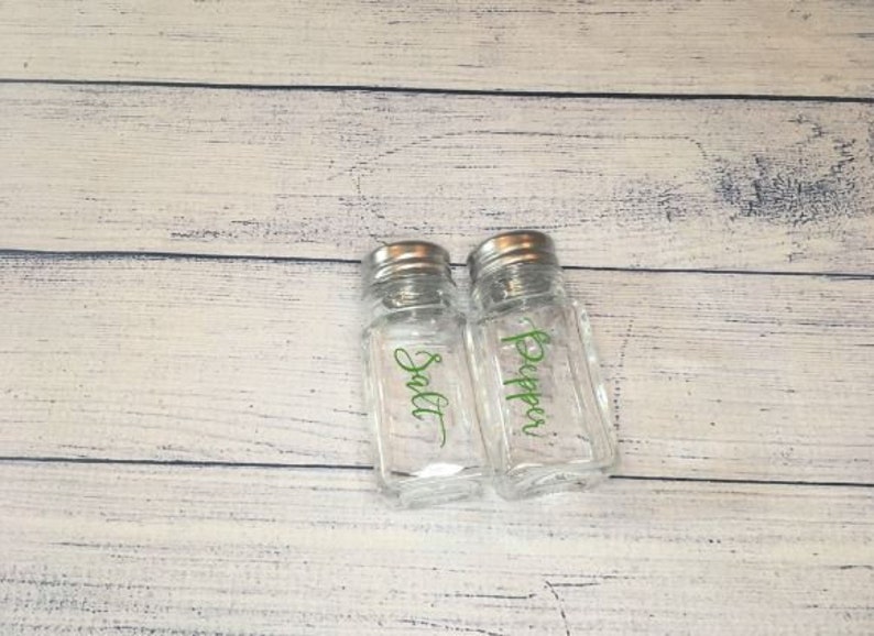 Personalized Salt & Pepper Shaker Set | Etsy