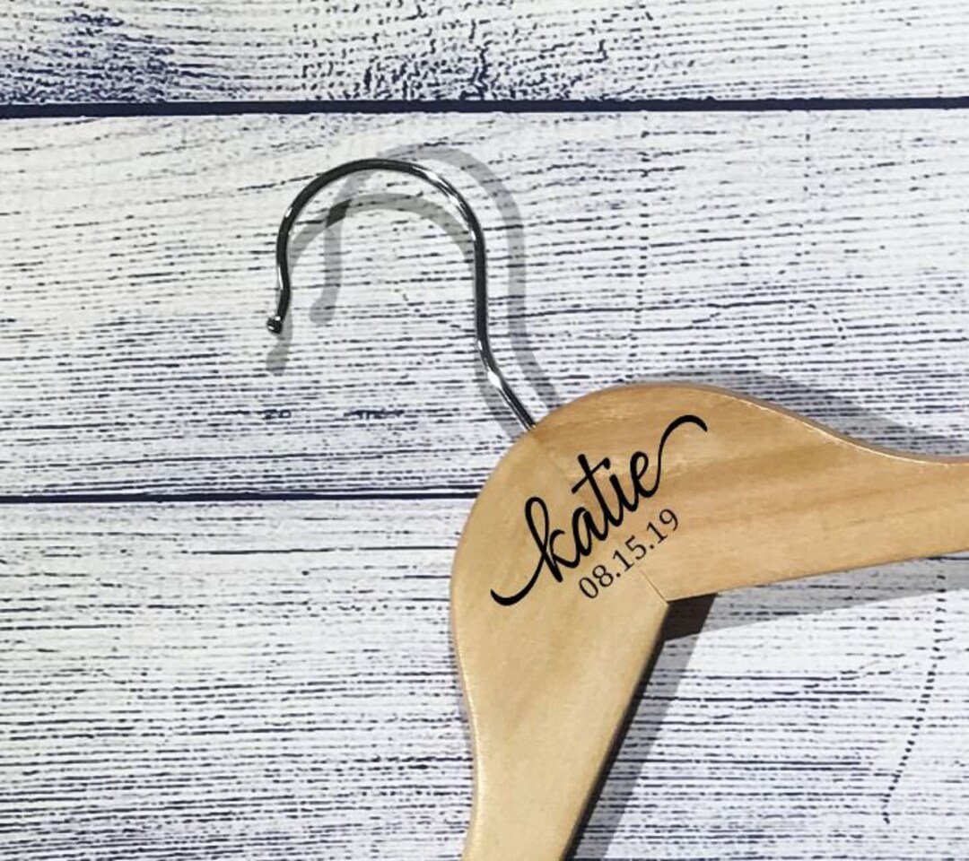 Personalized Engraved Bridal Party Hangers - Etsy