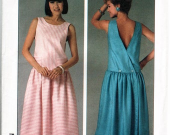 Low Cut Back Dress - Etsy