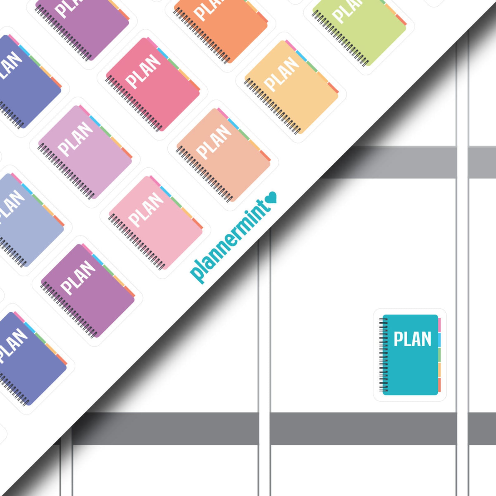 Plan Stickers Planner Stickers Icon Stickers Erin - Etsy