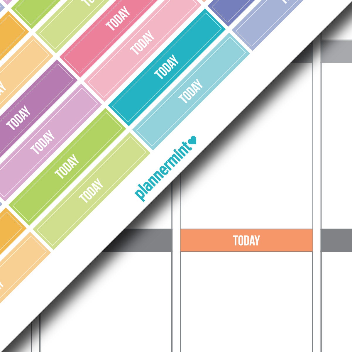 Today Header Planner Stickers Erin Condren Life Planner - Etsy
