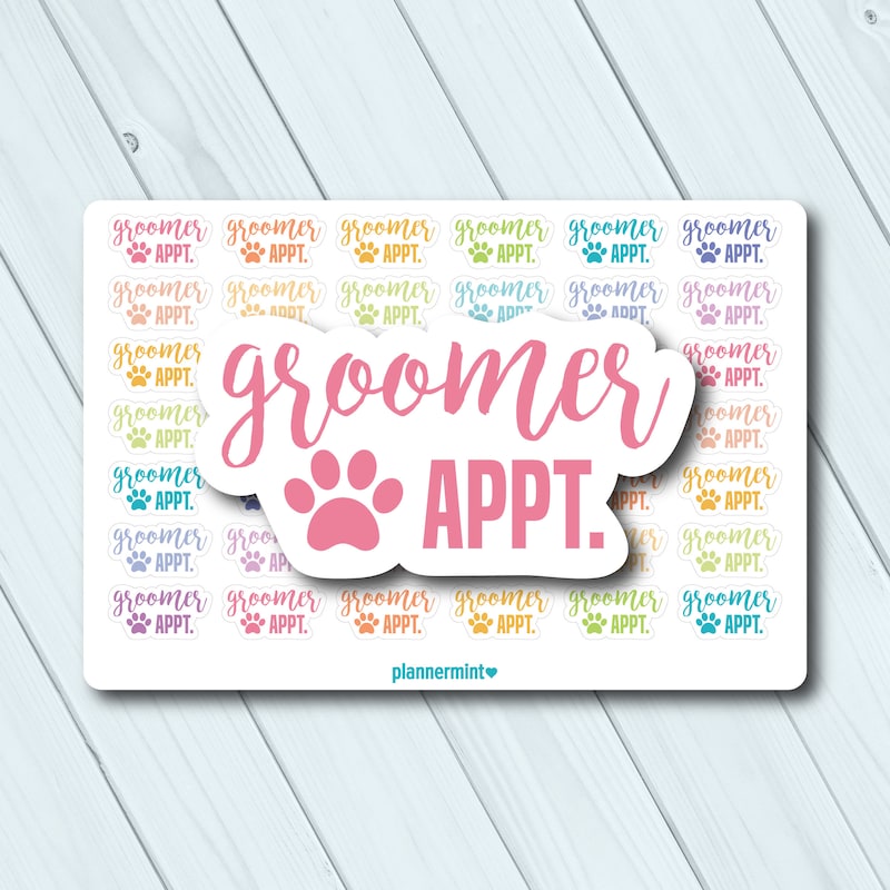 Printable Stickers for Dog Groomers - Etsy