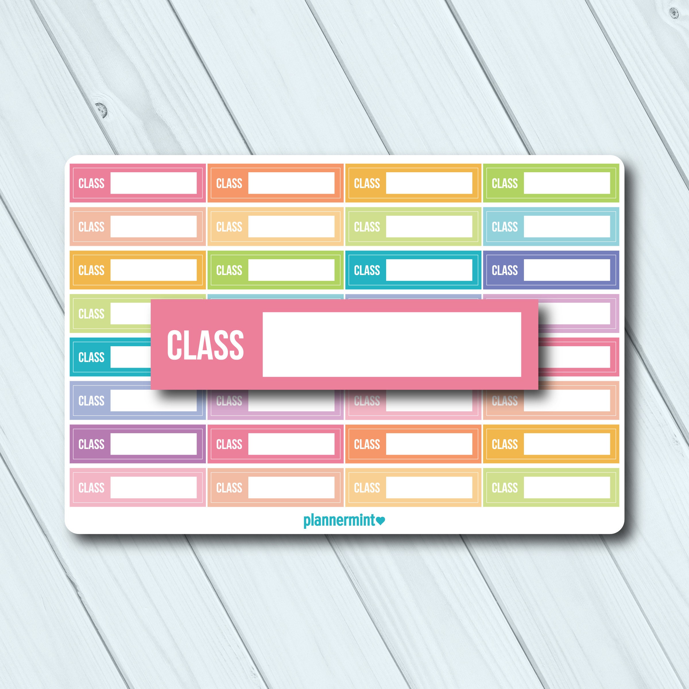 Class Planner Stickers Fillable Tracker Erin Condren Life - Etsy