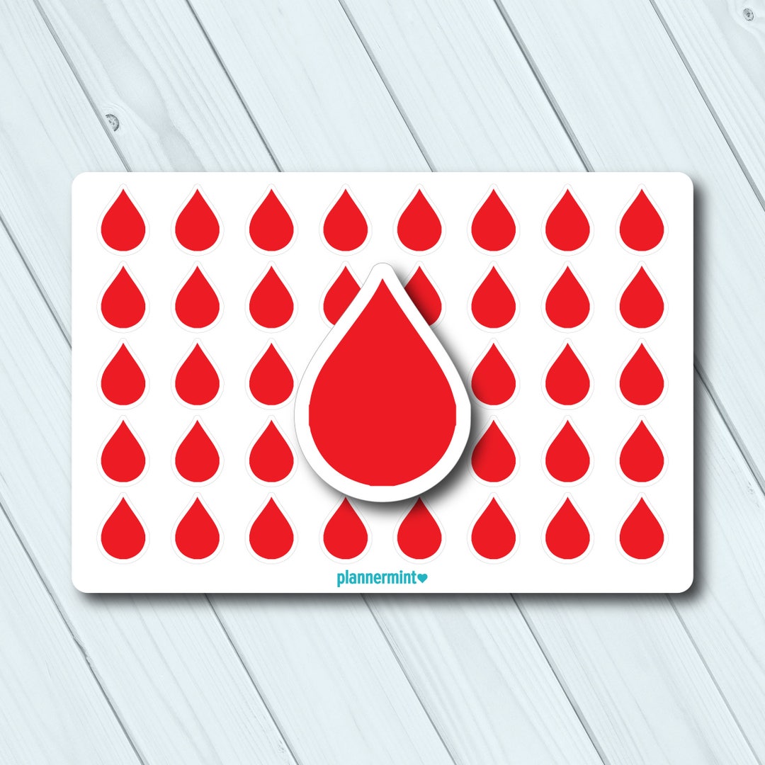 Period Stickers - Planner Stickers - Icon Stickers - Erin Condren ...
