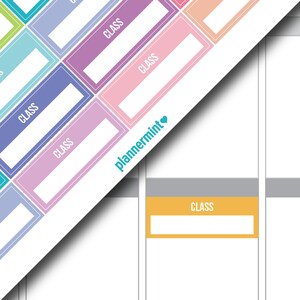 Class Stickers - Fillable Tracker - Erin Condren Life Planner - ECLP ...