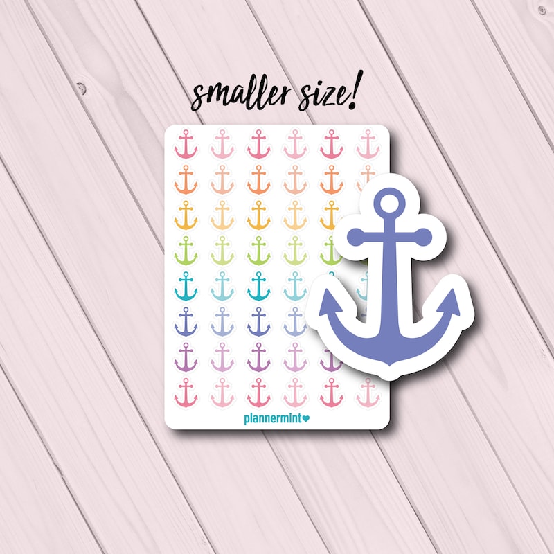 Anchor Sticker - Etsy