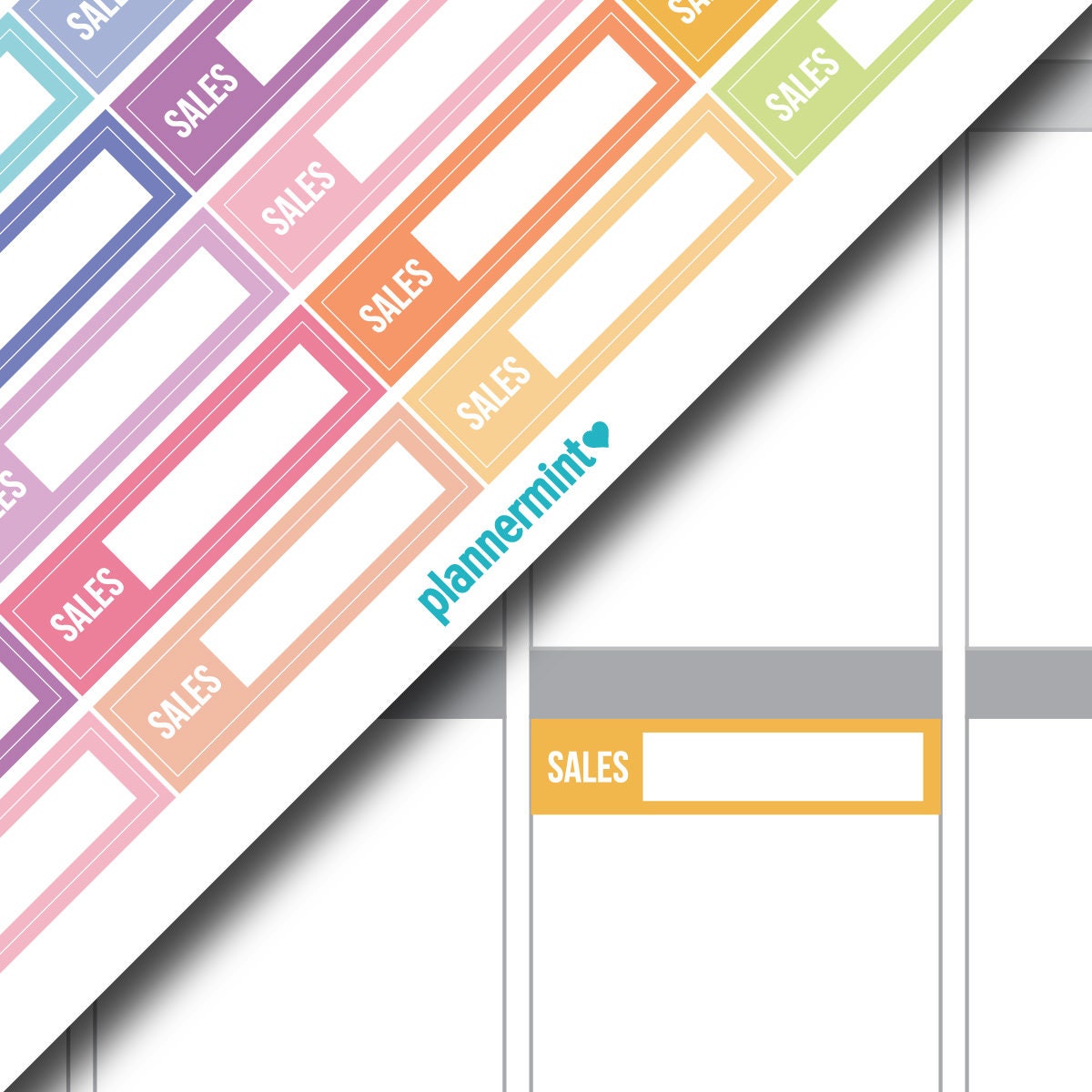 Sales Planner Stickers: Fillable Tracker (matte or Glossy) - Etsy