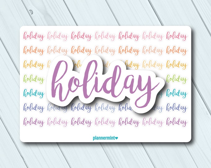 Hiking Planner Stickers Hike Word Outline Erin Condren - Etsy