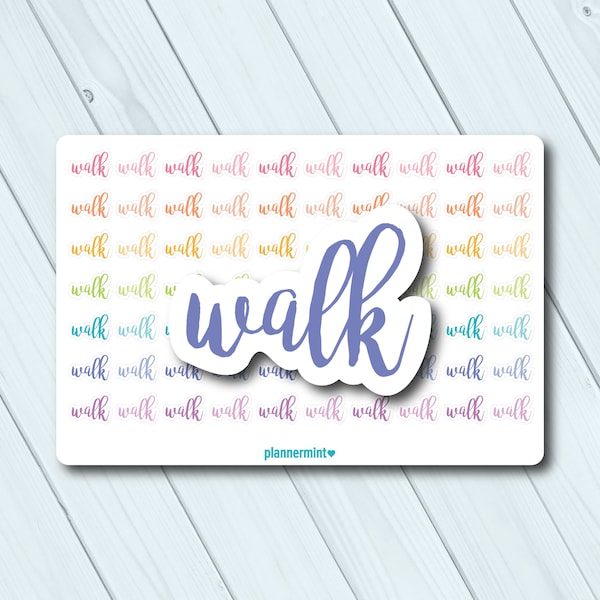 Walk Stickers - Etsy