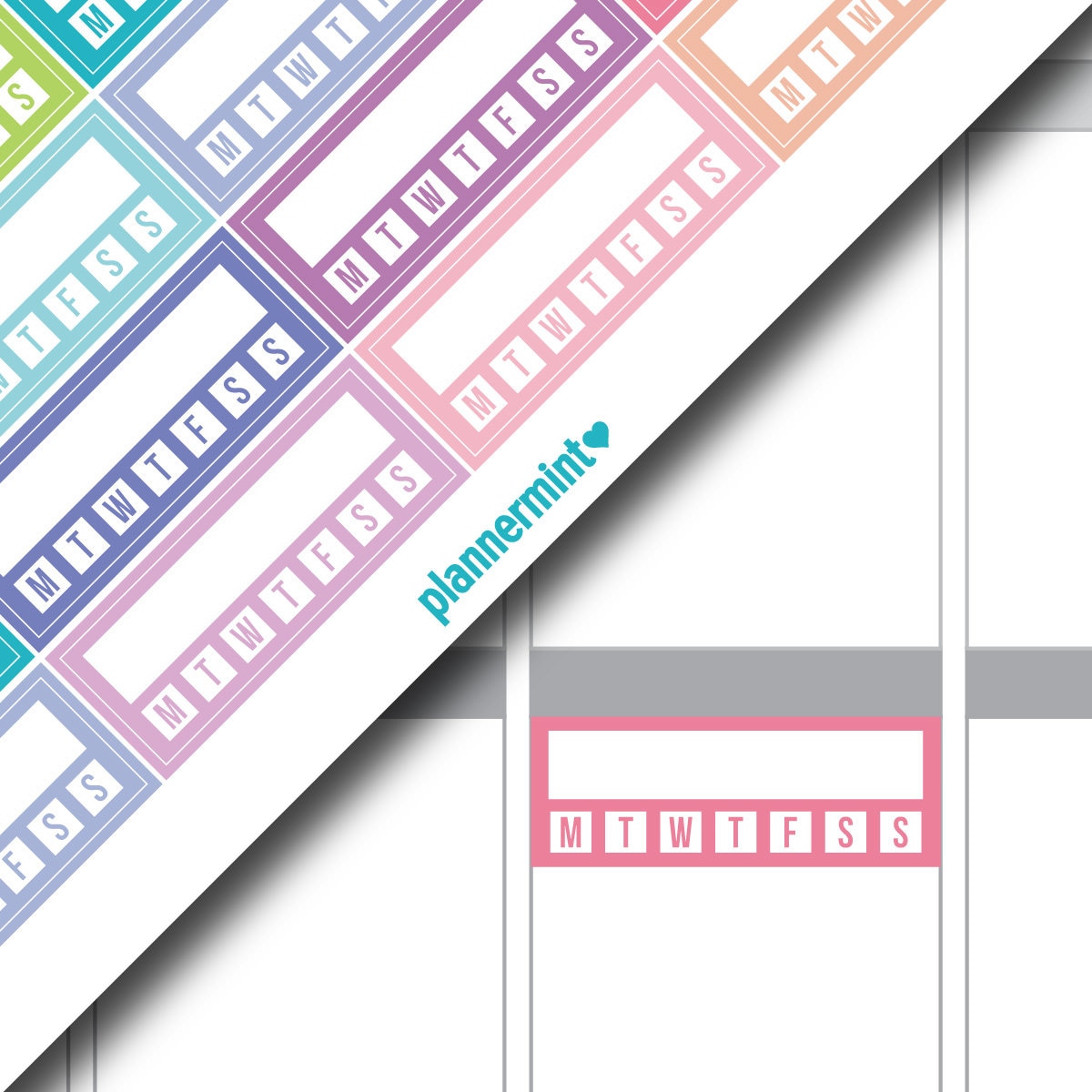 Habit Tracker Planner Stickers Fillable Tracker Weekly - Etsy