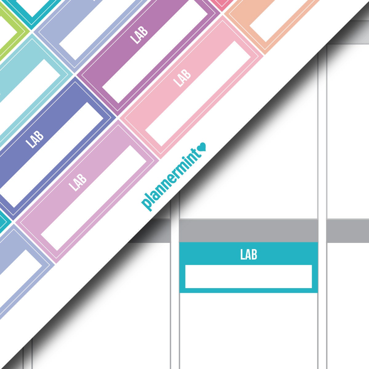 Lab Planner Stickers Fillable Tracker Erin Condren Life | Etsy