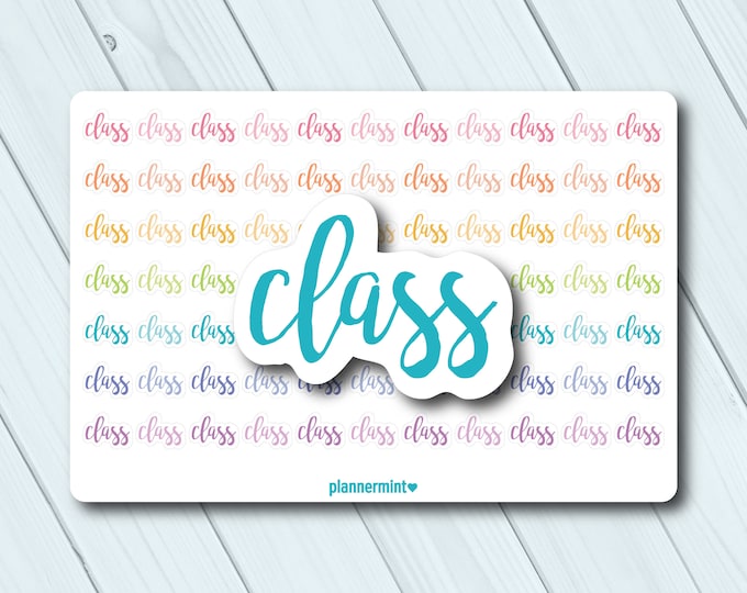 Quiz Stickers Planner Stickers Word Outline Erin Condren | Etsy