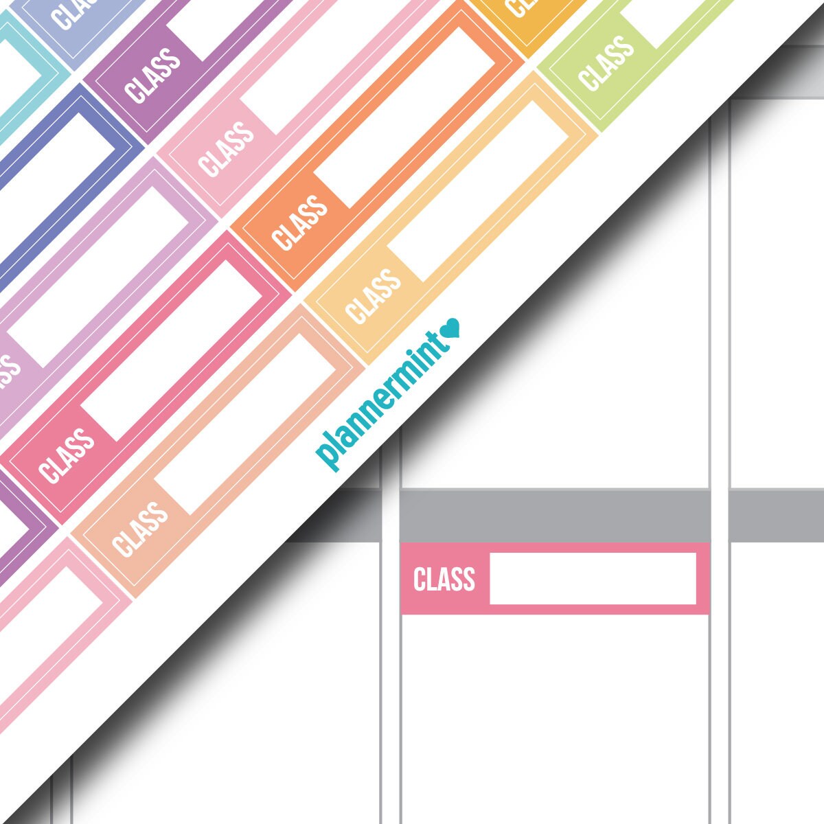 Class Planner Stickers Fillable Tracker Erin Condren Life - Etsy