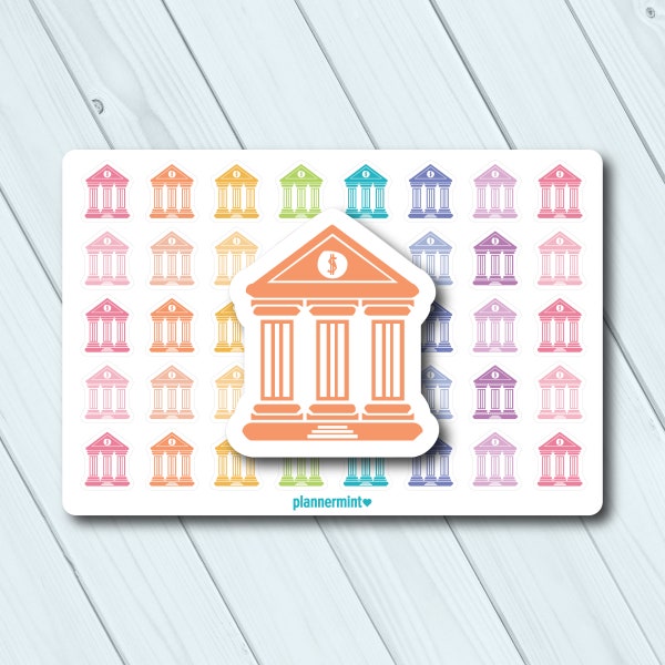 Banking Stickers - Etsy