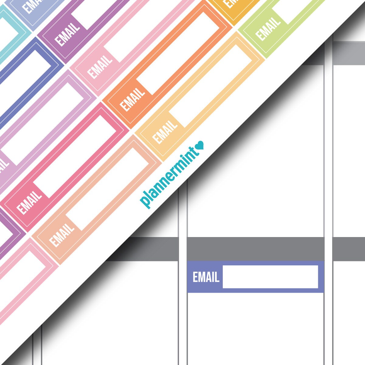 Email Planner Stickers Fillable Tracker Erin Condren Life - Etsy