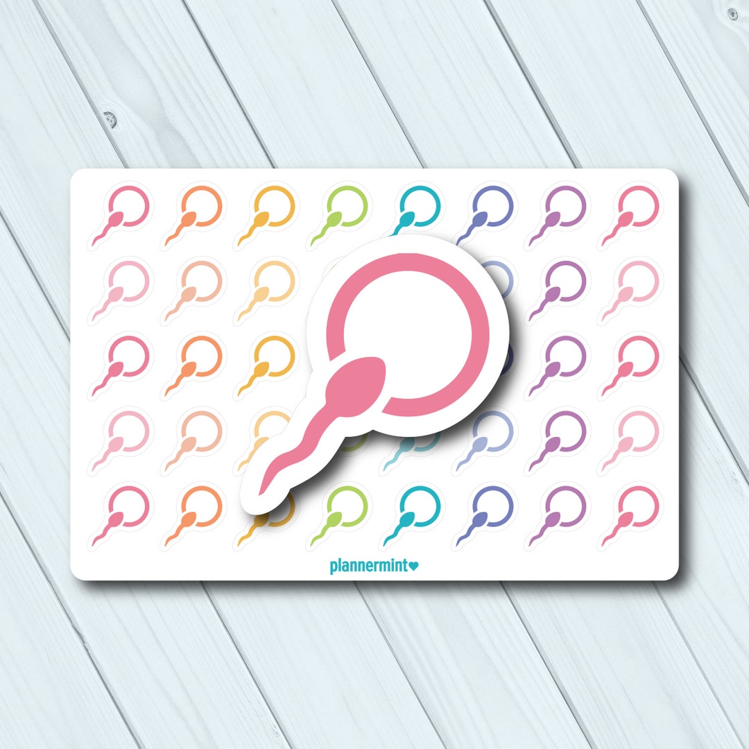 Fertility Planner Stickers - Ovulation Stickers - Functional Icon ...