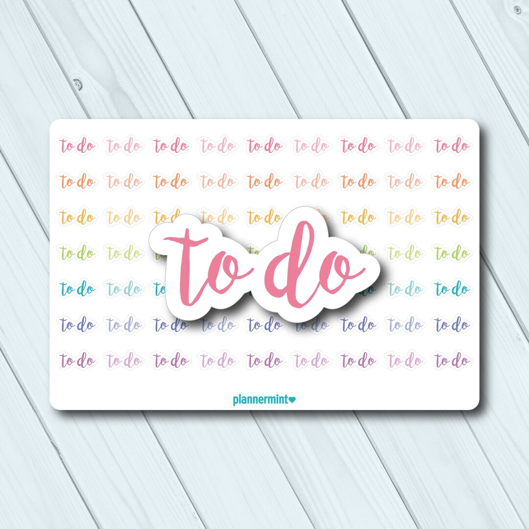 To Do Planner Stickers - Motivational Stickers - Erin Condren Life ...