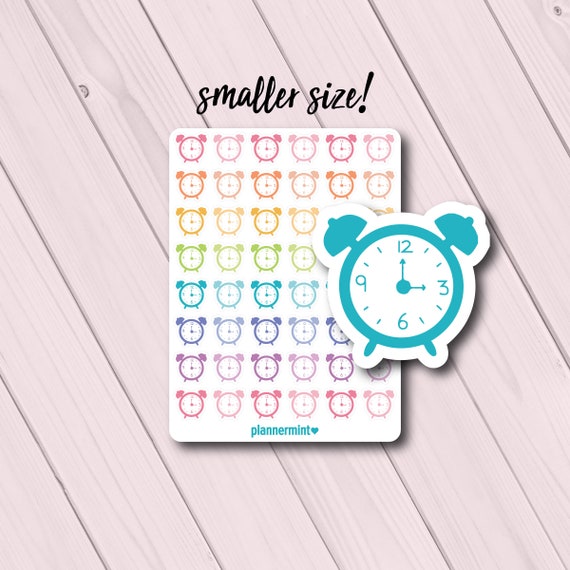 Stickers, Labels & Tags Alarm Clock Wake Up at Full Sheet Sticker sheet ...