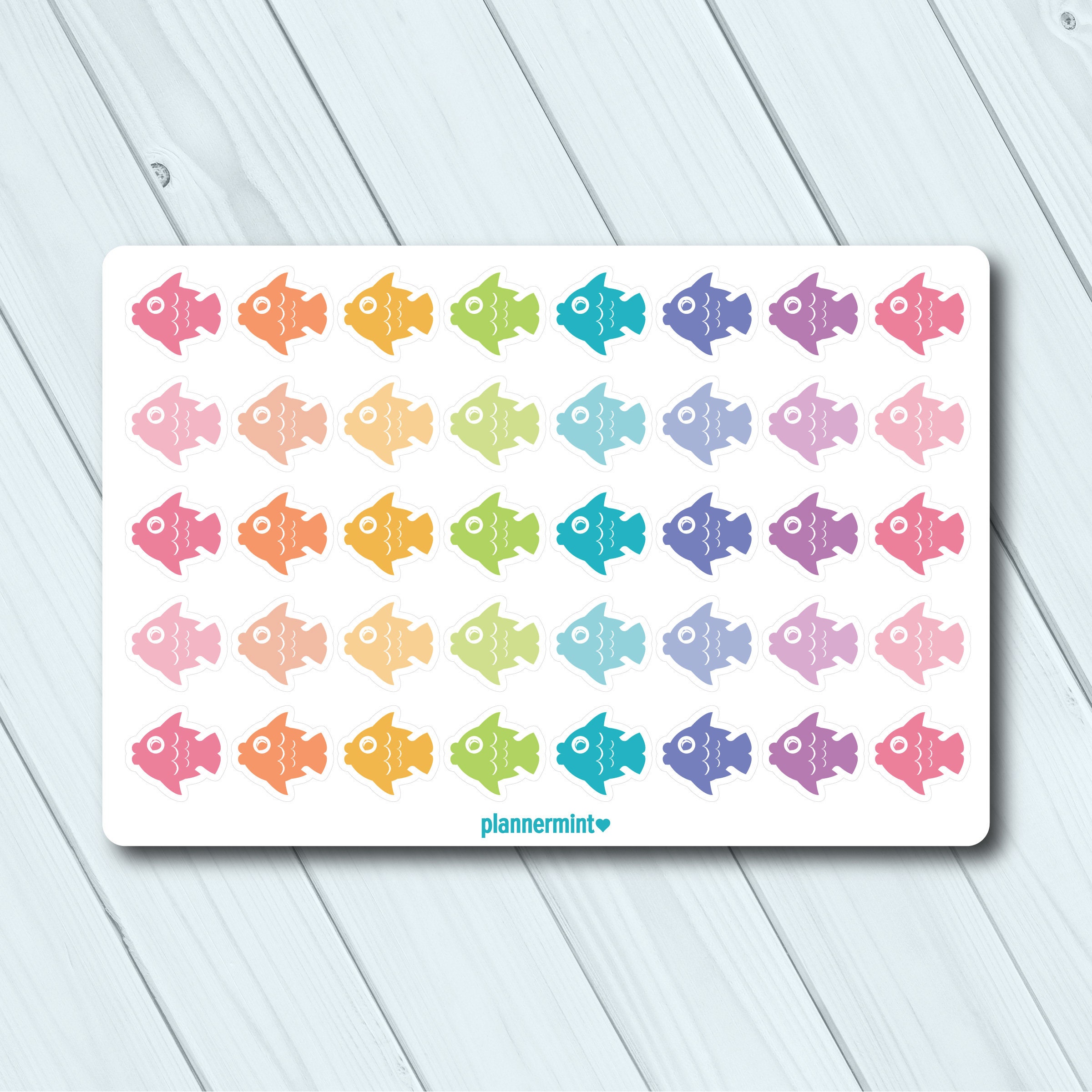 Fish Planner Stickers - Functional Icon - Pets - Animals - Fishing ...