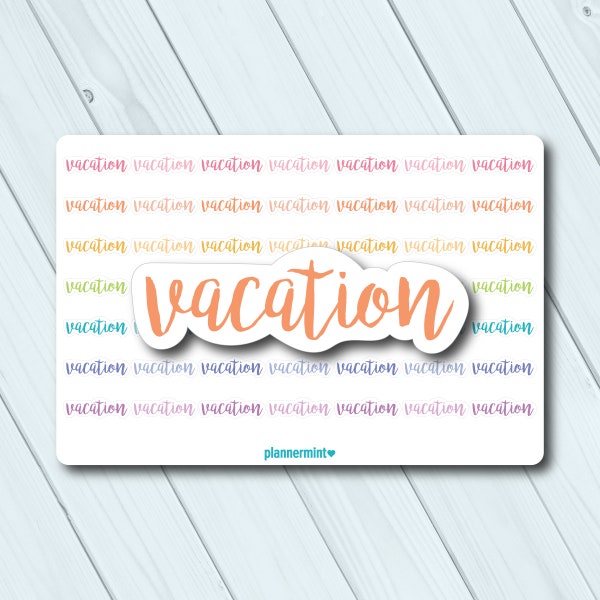 Vacation Planner - Etsy