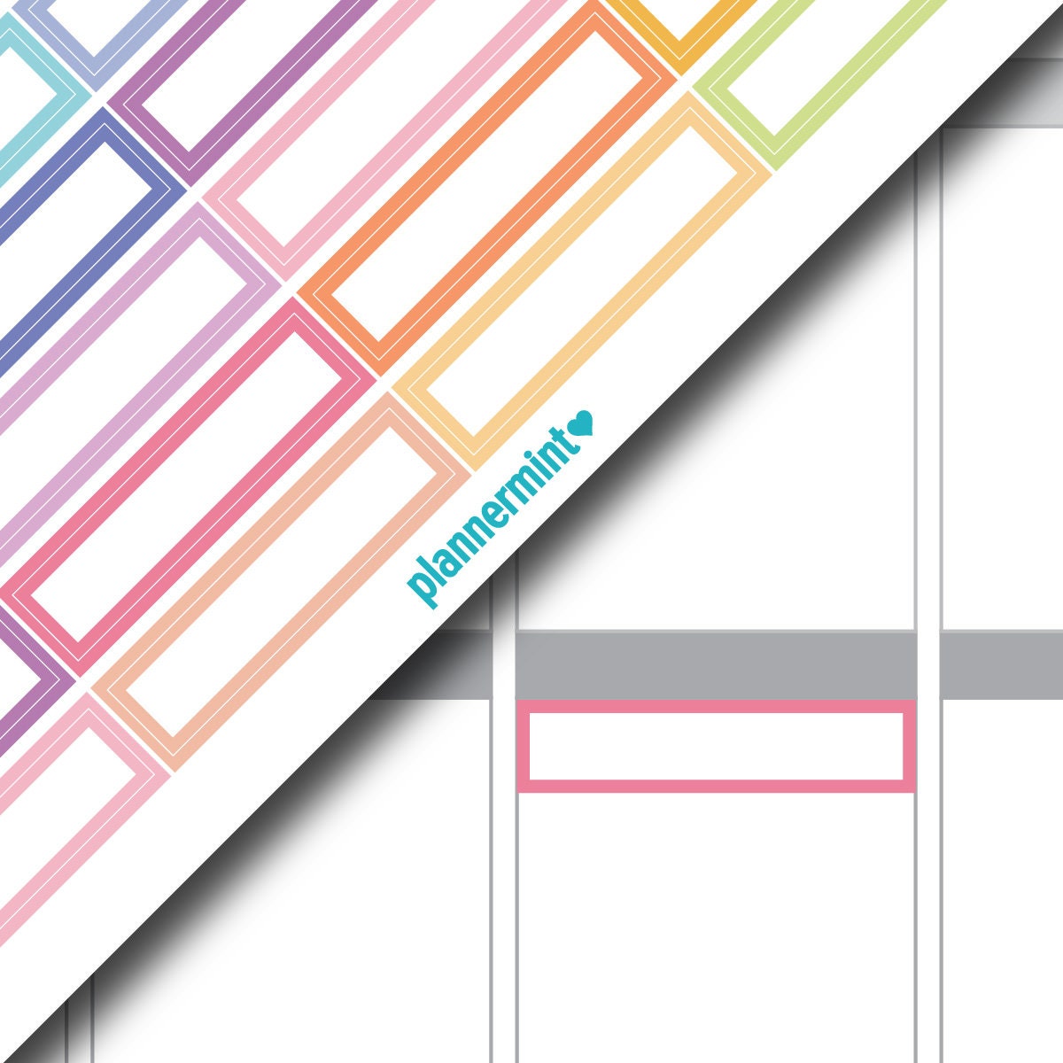 Blank Planner Stickers Fillable Tracker Erin Condren Life - Etsy