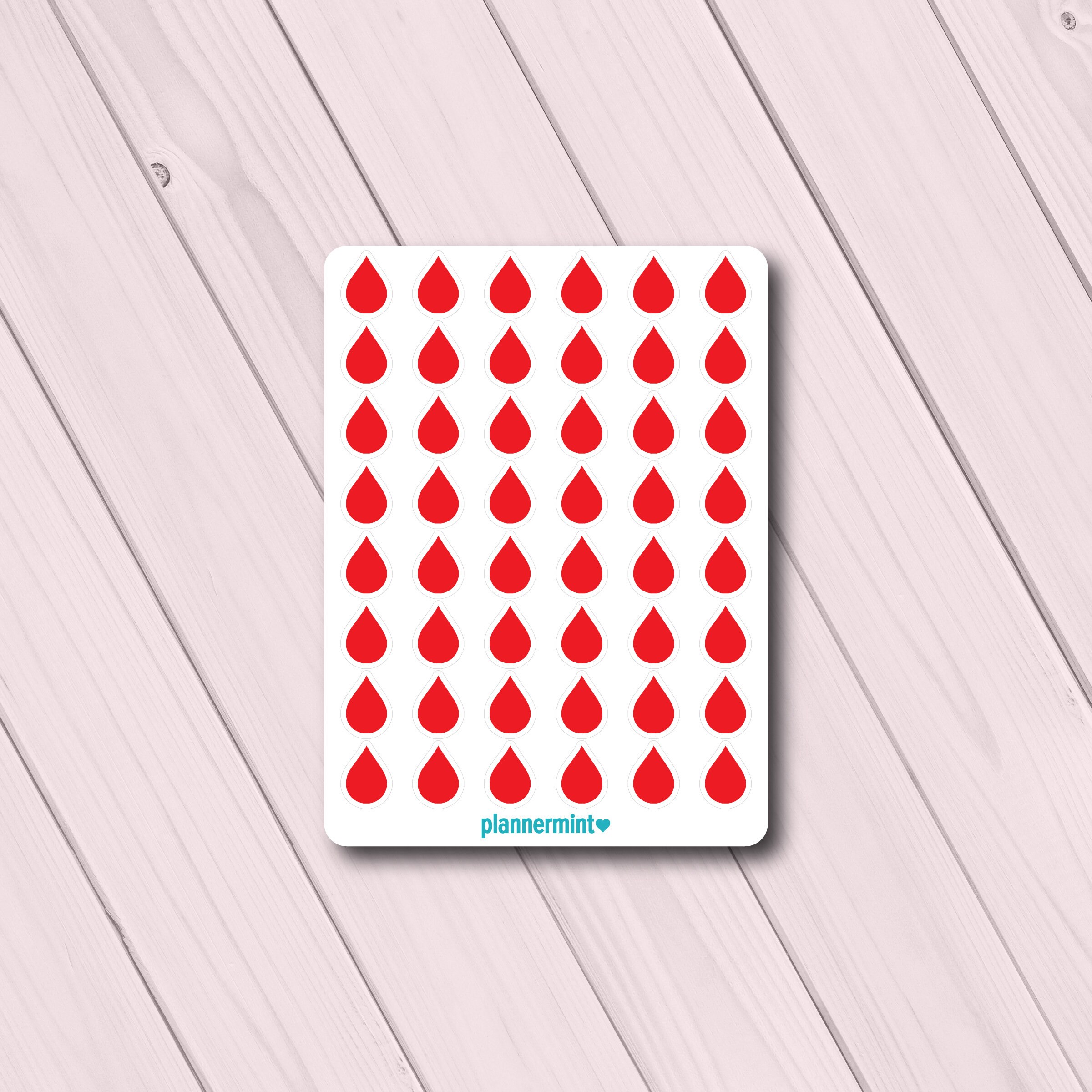 Mini Period Tracker Stickers: Functional Planner Icons - Etsy