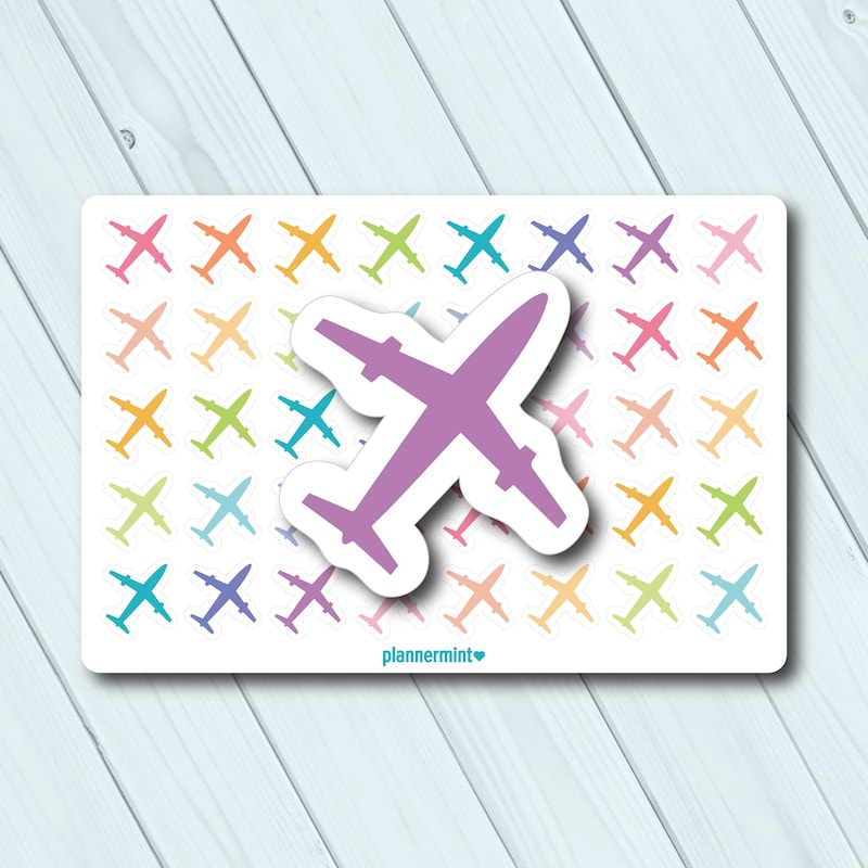 Airplane Stickers - Etsy