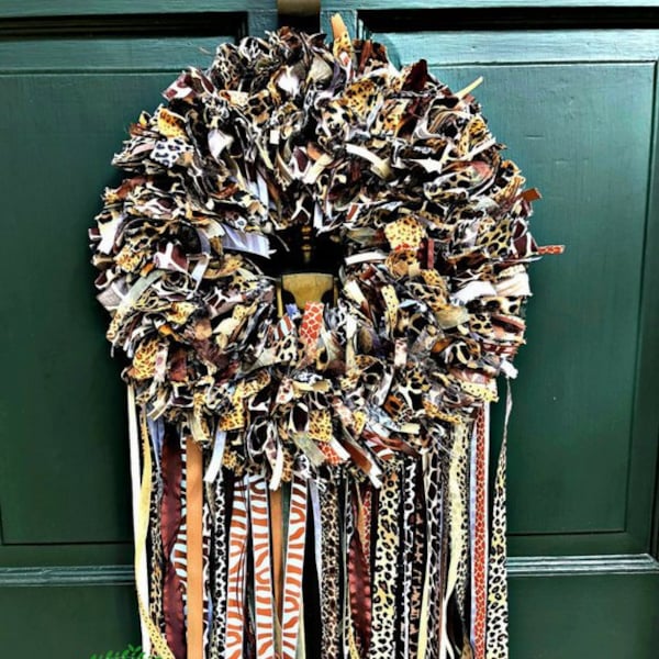Animal Print Wreath - Etsy