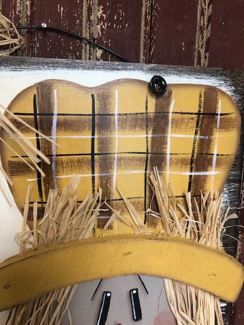 Fall Scarecrow Decor, Hanging Scarecrow, Fall Porch Decor, Autumn Sign ...