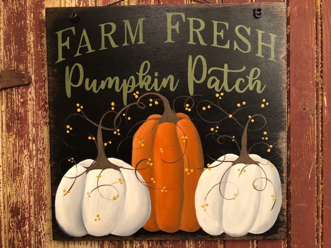 Pumpkin Patch Sign, Hanging Autumn Decor, Fall Sign, Pumpkin Sign, Farm ...
