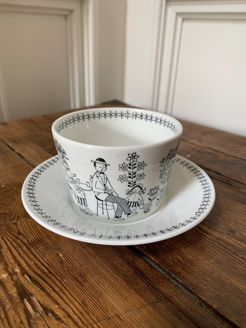 Arabia Finland Emilia Cup and Saucer - Etsy