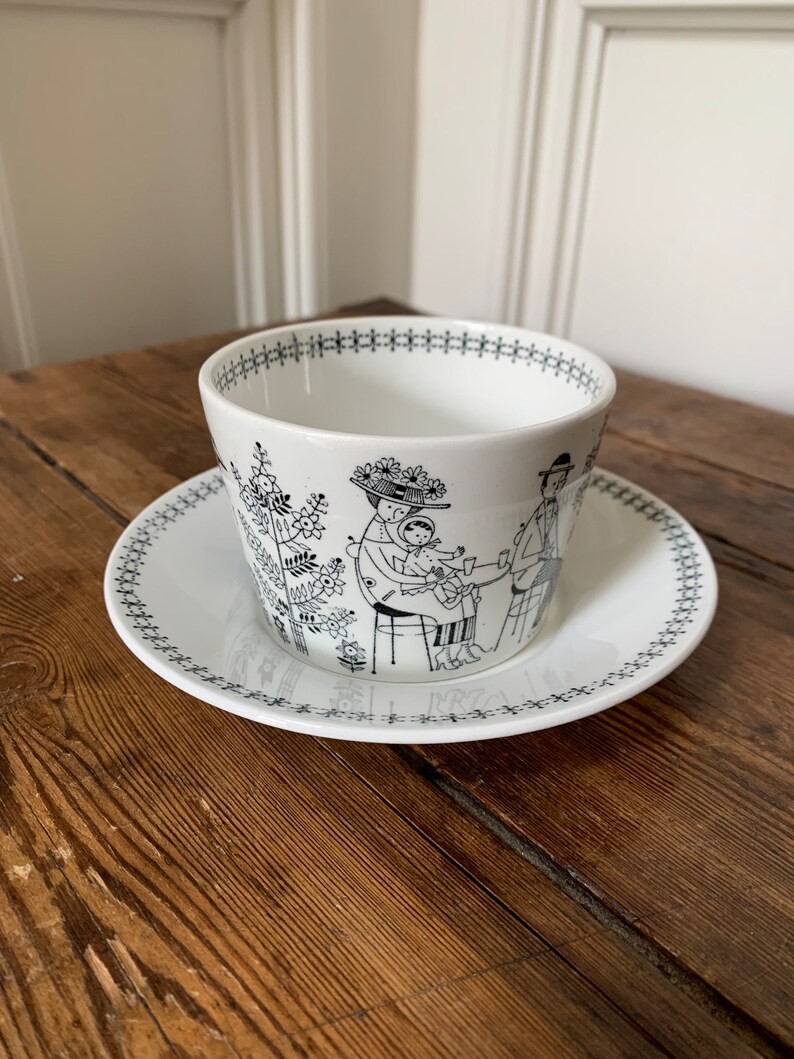 Arabia Finland Emilia Cup and Saucer - Etsy