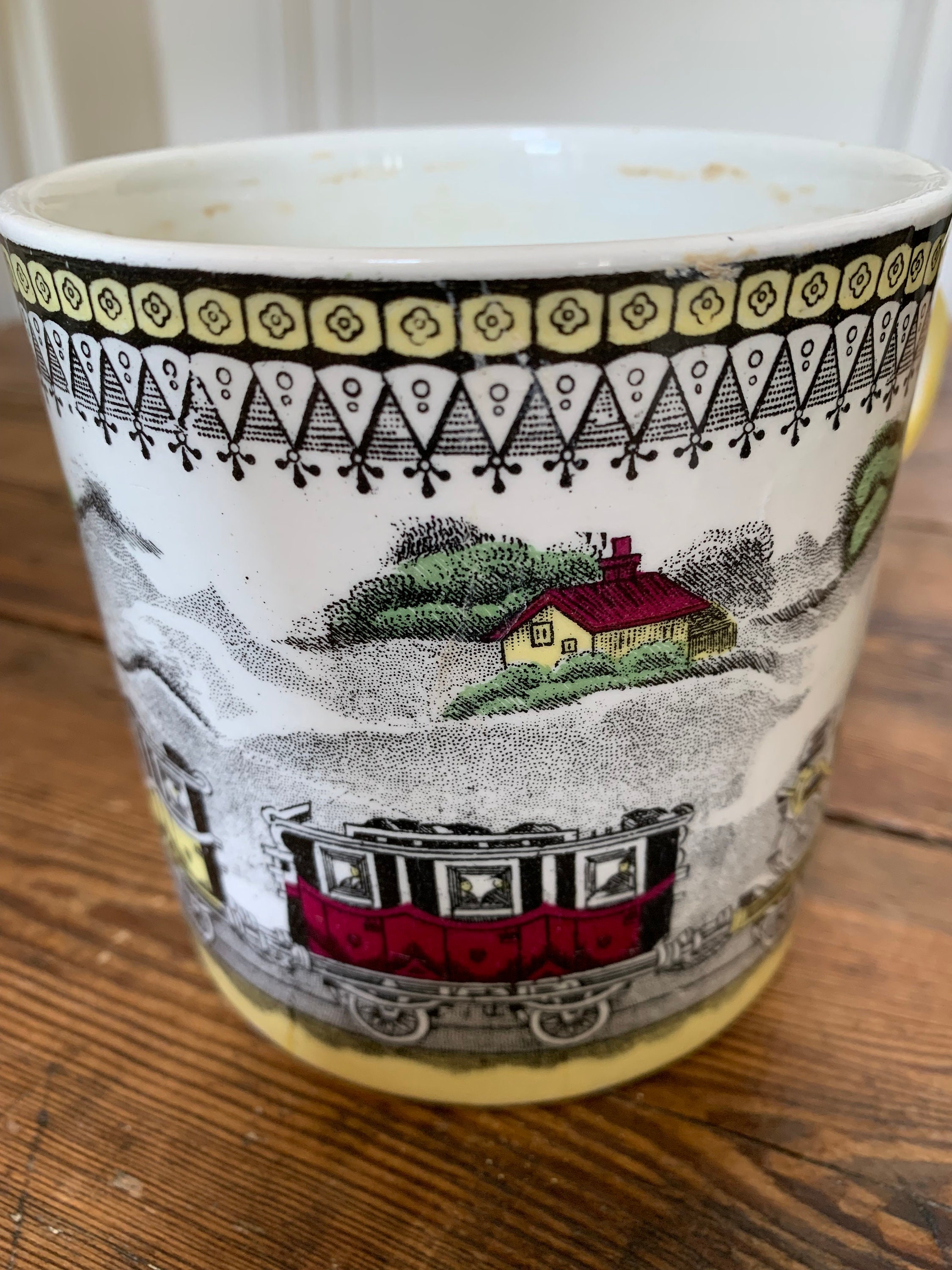 Portland Pottery Railway Cup - Etsy