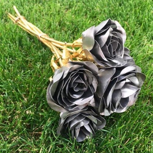 Handmade Metal Rose the Perfect Gift Every Time. Steel Rose - Etsy