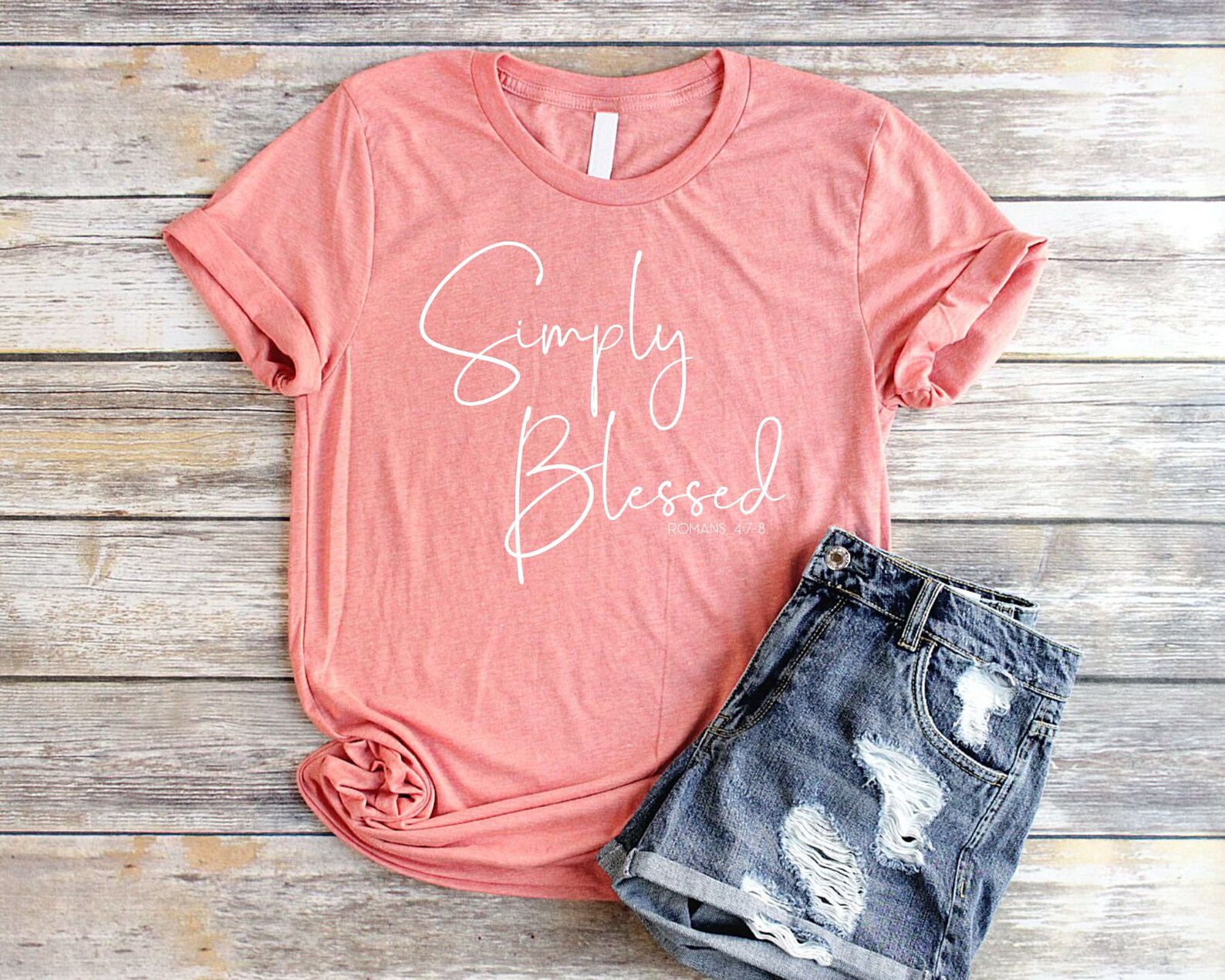 Simply Blessed Shirt Unisex Christian T Shirts Women Blessed Tshirt ...