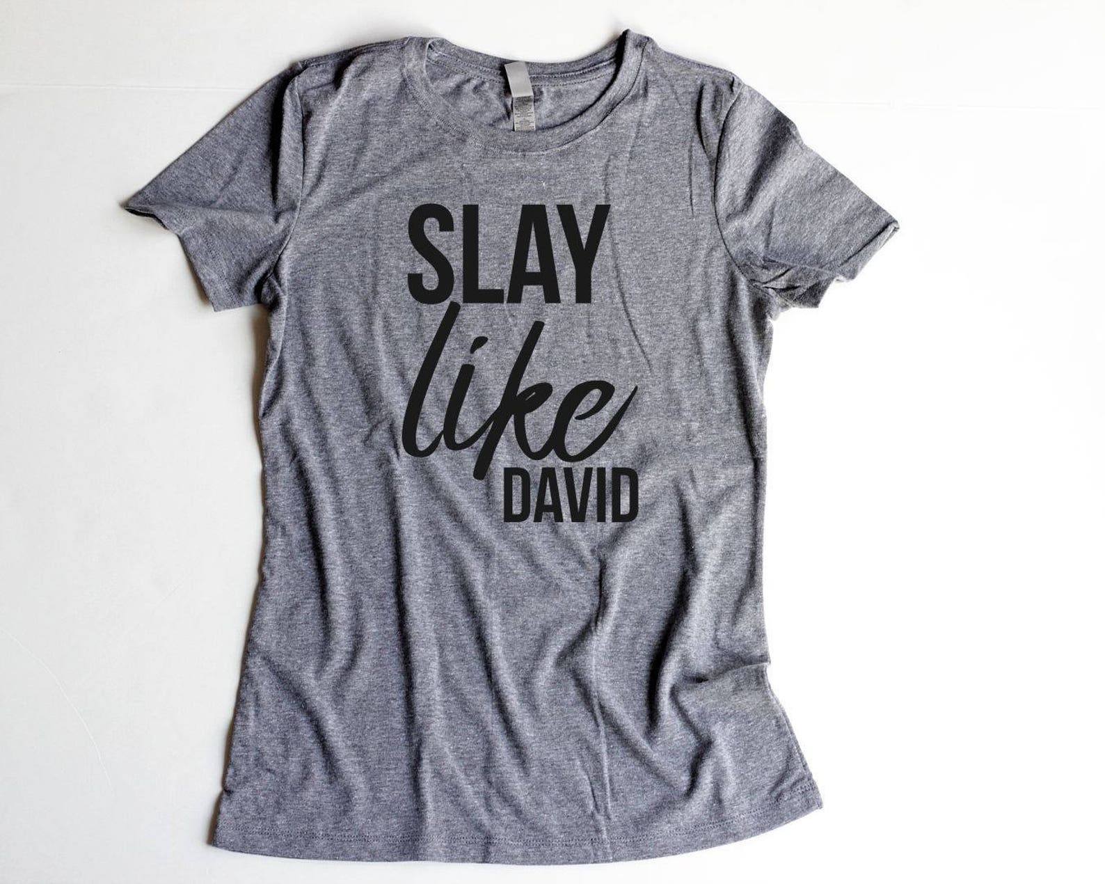 Slay Like David Christian T Shirts for Women Christian Shirts - Etsy