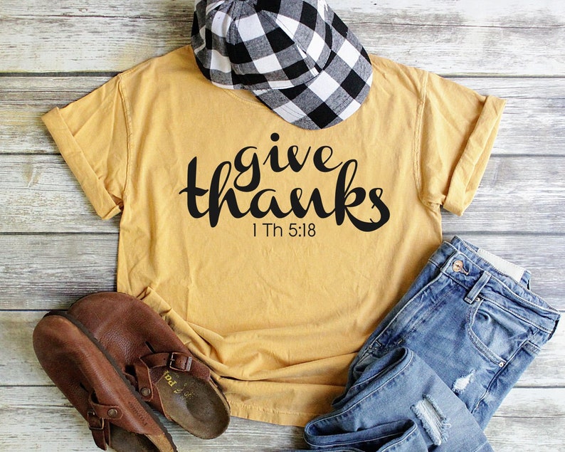 Give Thanks Shirt Unisex Thanksgiving Shirts Women Fall Shirt Women ...