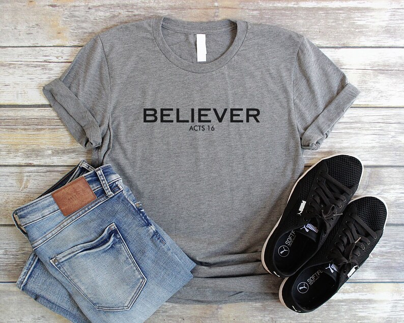 Believer Shirt Unisex Christian T Shirts Christian Shirts for Women ...